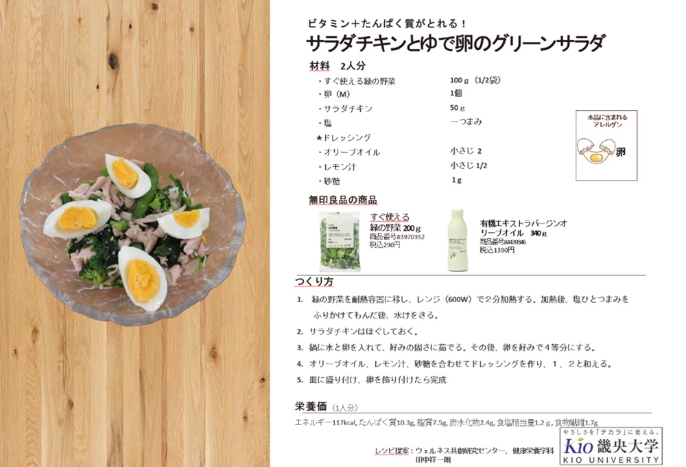 無印良品あさかつスピンオフレポート第1弾 「カラダチェック＆簡単レシピ～アンチエイジング」を開催しました！～ 健康栄養学科｜KIO Smile ...